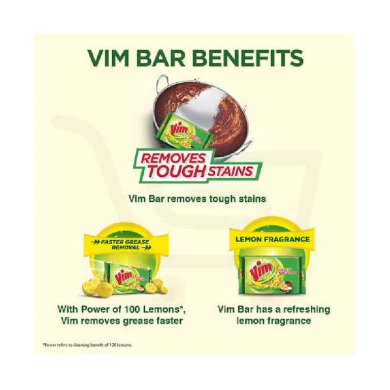 Vim Dishwash Bar 135 g - UrbanGroc