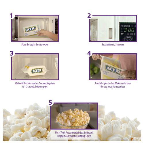 Act II Cheese Delite Microwave Popcorn 106g UrbanGroc