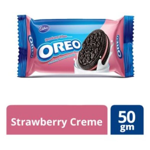 Cadbury Oreo Strawberry Crème, 50 g - UrbanGroc