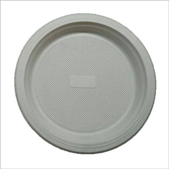 Plastic Round Plates Disposable 25/Pk. - UrbanGroc